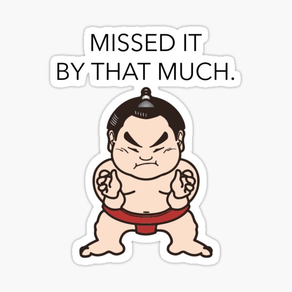 "Funny Sumo" Sticker for Sale by BestCoolStuff | Redbubble