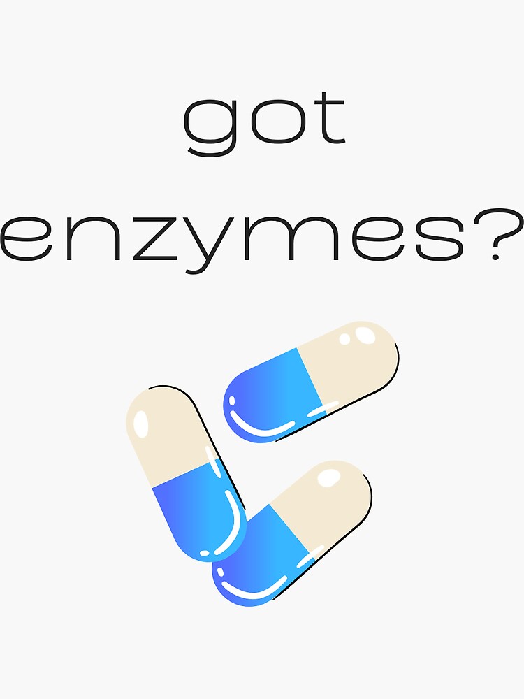 "Enzyme Humor" Sticker for Sale by disablelovely | Redbubble