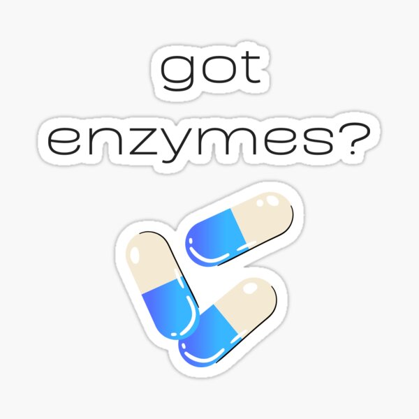 "Enzyme Humor" Sticker for Sale by disablelovely | Redbubble