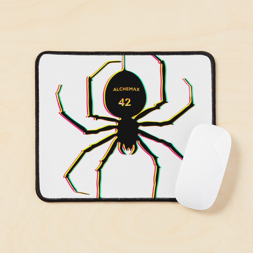 "Black Spider Alchemax 42" Sticker for Sale by decorativstudio | Redbubble