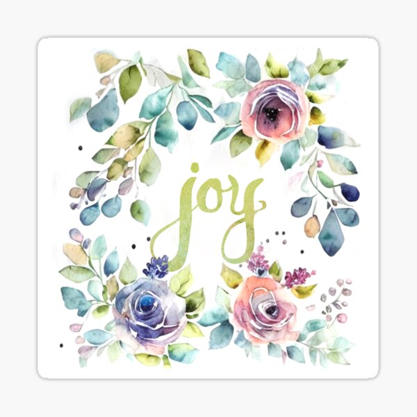 "Joy" Sticker for Sale by AndrejaPrpic | Redbubble