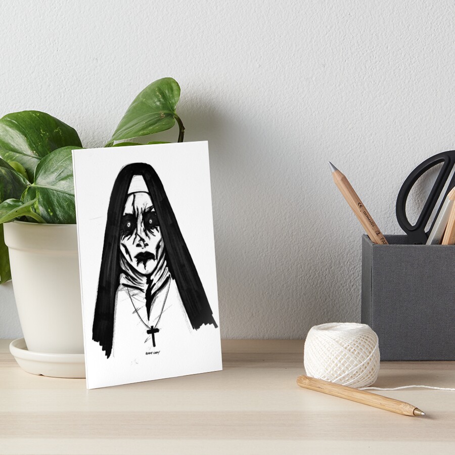 "Valak" Art Board Print for Sale by EmmeGray | Redbubble
