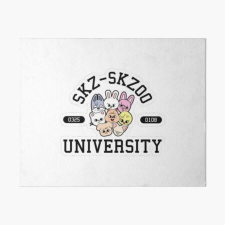 "SKZOO UNIVERSITY, STRAY KIDS" Art Board Print by BokieMD | Redbubble