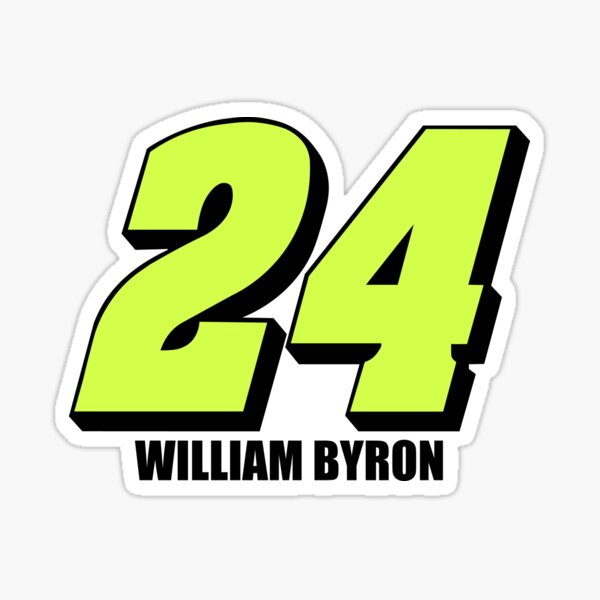 "William Byron #24" Sticker for Sale by AnimalCreations | Redbubble