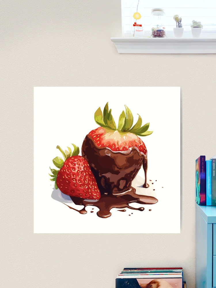 Chocolate Strawberry Drawing