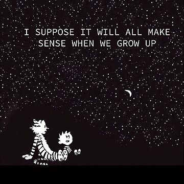 "Calvin and Hobbes Stars" Poster for Sale by ChristopherIsa | Redbubble