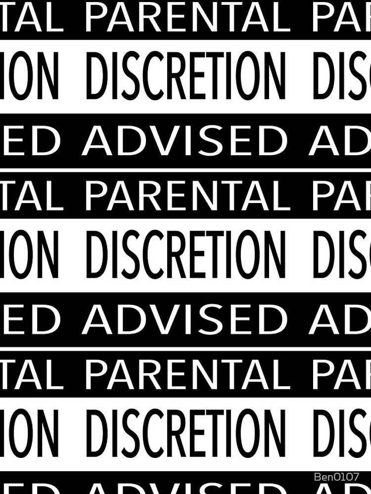 "Parental Discretion Advised" iPhone Case for Sale by Ben0107 | Redbubble