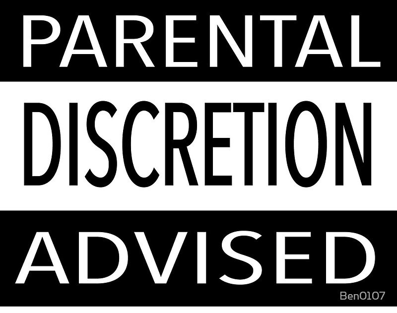 "Parental Discretion Advised" by Ben0107 | Redbubble