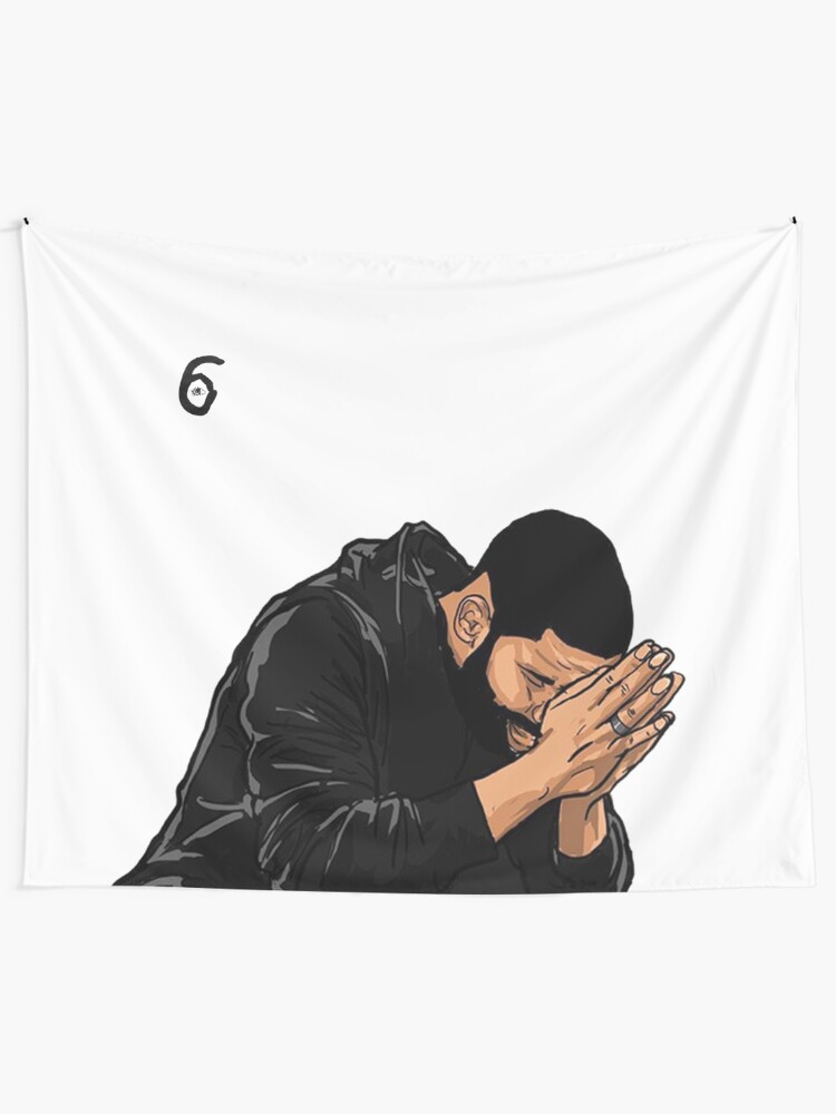 "Drake 6 God Wall Tapestry" Tapestry for Sale by livpaigedesigns ...