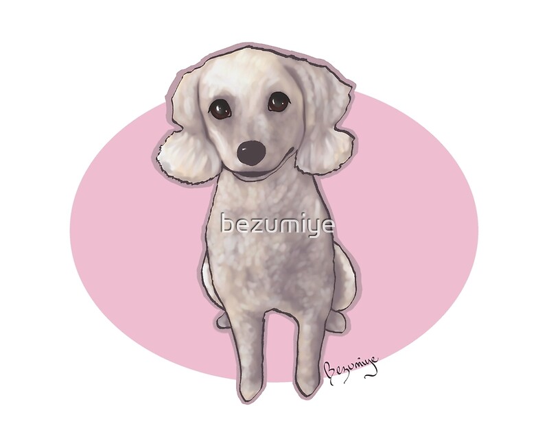 "Poodle Chibi" by bezumiye | Redbubble