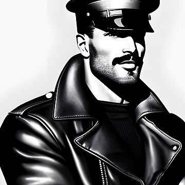"1940 Mustached Leather Daddy Tom of Finland Tribute Fighter Pilot ...