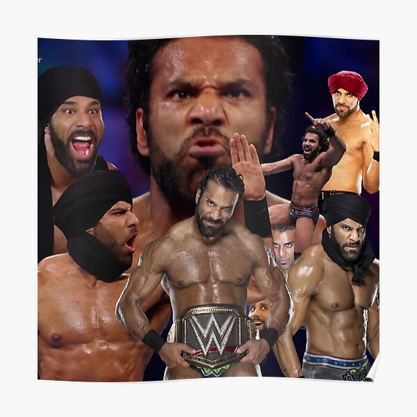 "Jinder Collage" Poster by CreamFraiche | Redbubble