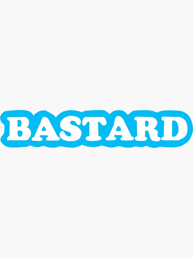 "Bastard - Tyler the Creator" Sticker for Sale by DewDonuts | Redbubble