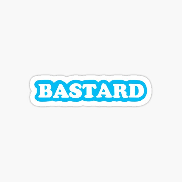 "Bastard - Tyler the Creator" Sticker for Sale by DewDonuts | Redbubble