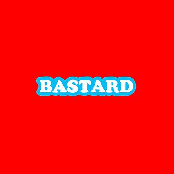 "Bastard - Tyler the Creator" Sticker for Sale by DewDonuts | Redbubble