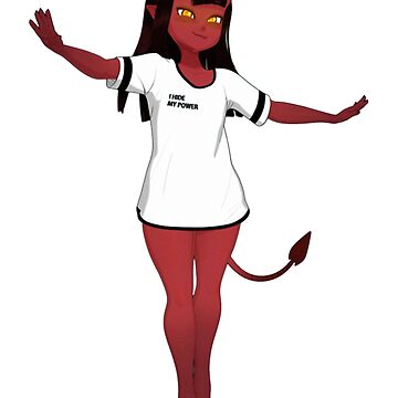 "Meru the succubus " Sticker for Sale by ElizaDoolittlea | Redbubble