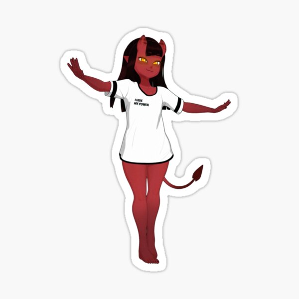 "Meru the succubus " Sticker for Sale by ElizaDoolittlea | Redbubble