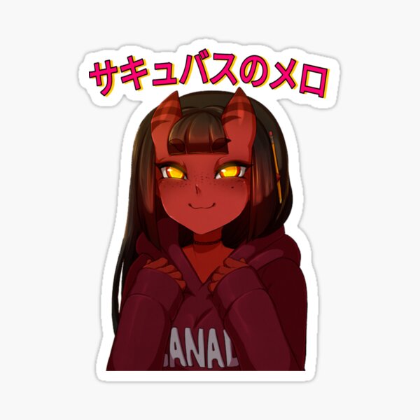 "Meru The Succubus 1" Sticker for Sale by ElizaDoolittlea | Redbubble