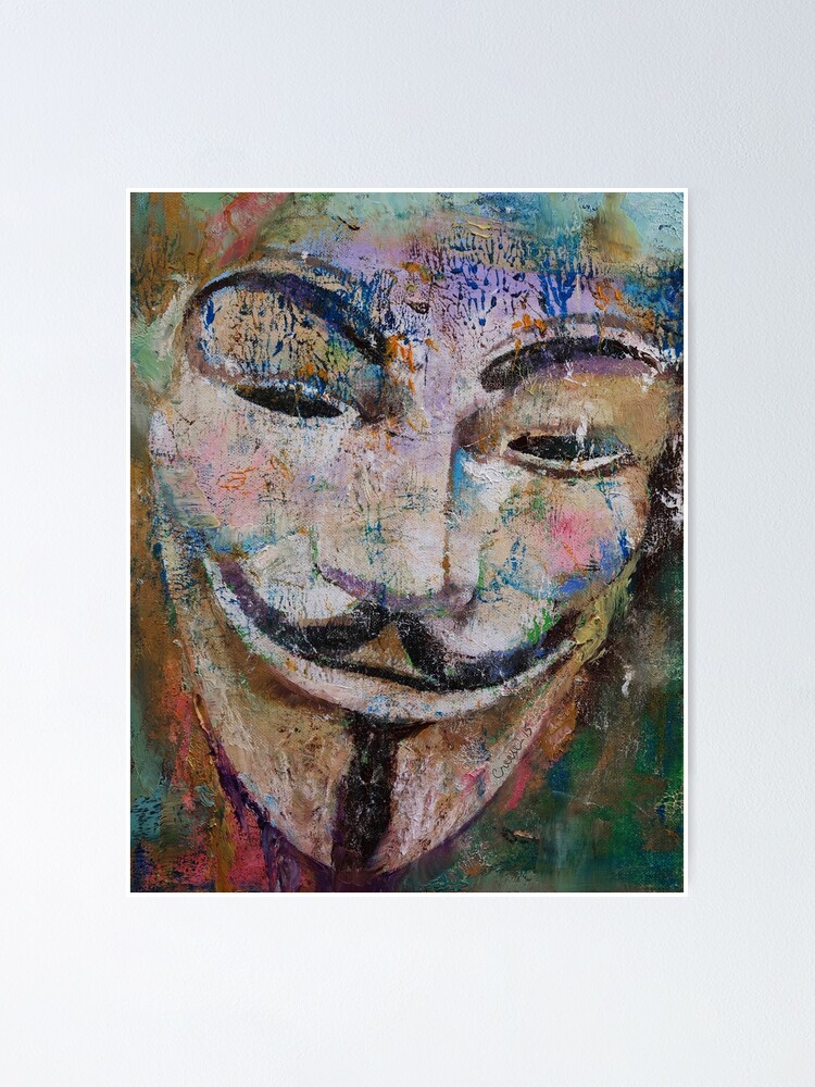 "Anonymous" Poster by michaelcreese | Redbubble