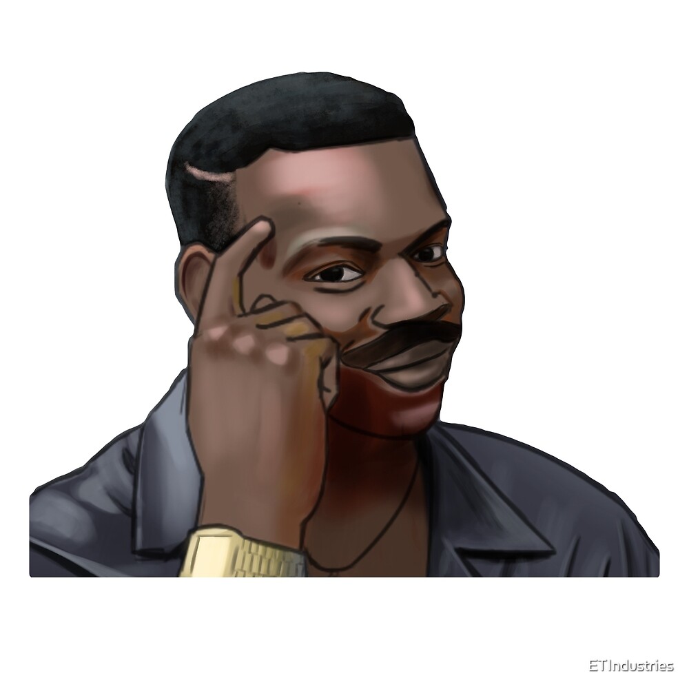  Funny Meme Black Guy Thinking Meme By ETIndustries Redbubble