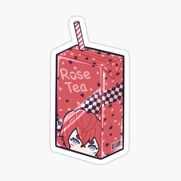 "Riddle Rosehearts juice box" Sticker for Sale by Rinranron | Redbubble