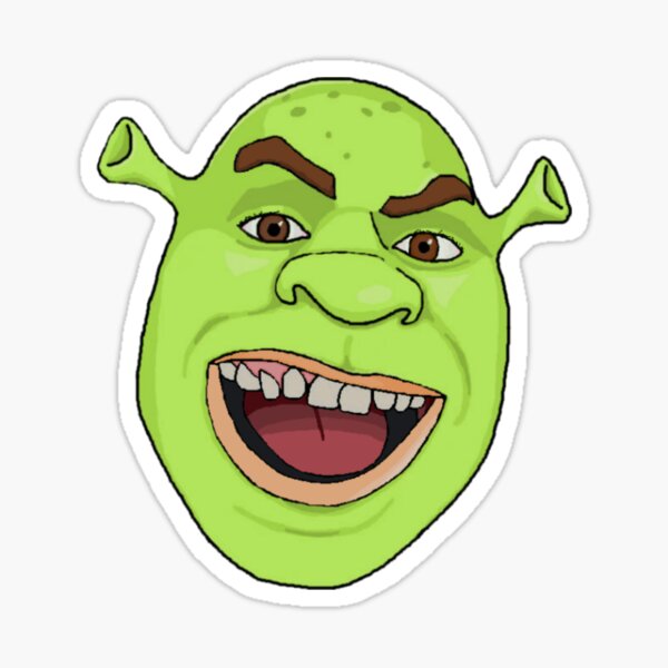 "Shrek" Sticker for Sale by FertileDolphin | Redbubble