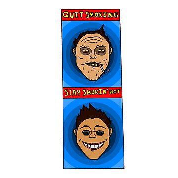 "Funny | Anti-smoking | PSA | Cartoon" Sticker for Sale by Slohand ...