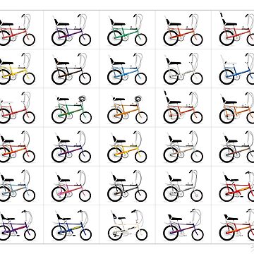 "Raleigh Chopper Range white" Poster for Sale by Tunstall | Redbubble