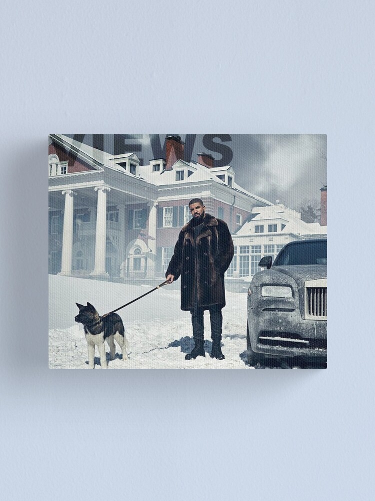 "Drake with Dog Views Tapestry" Canvas Print for Sale by ...