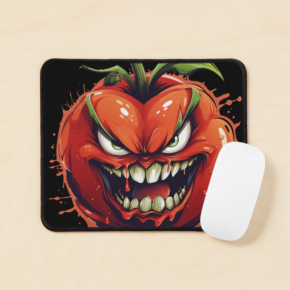 "Angry Killer Tomato" Sticker for Sale by Nightarcade | Redbubble