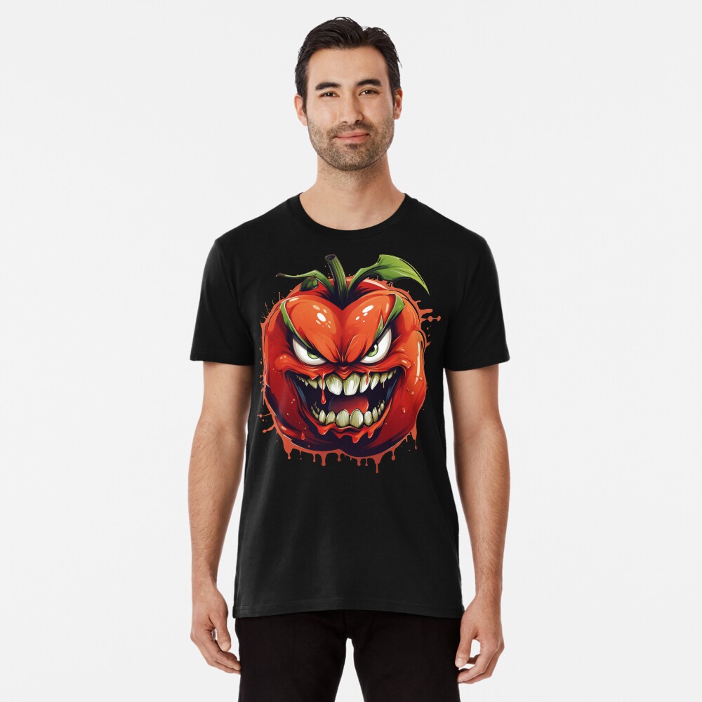 "Angry Killer Tomato" Sticker for Sale by Nightarcade | Redbubble