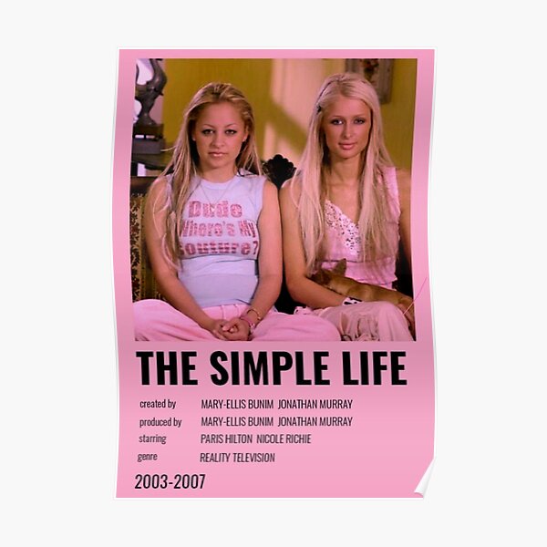 "The simple life" Poster for Sale by glowycandy | Redbubble