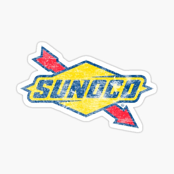 "Vintage Sunoco Service Center Logo" Sticker for Sale by Owl-House ...