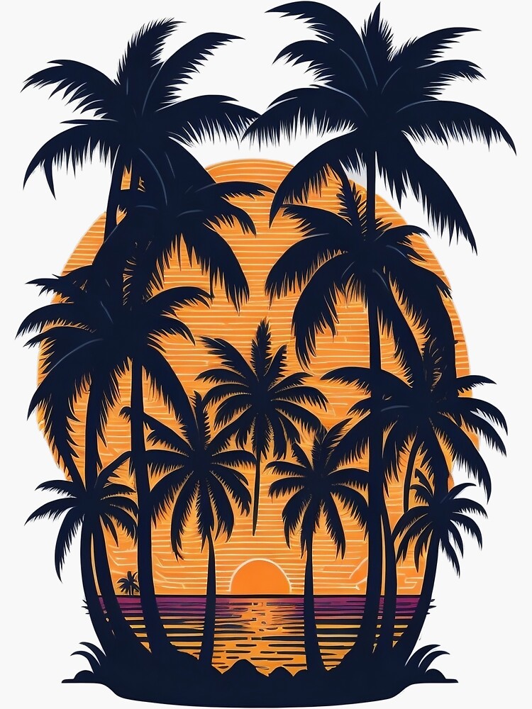 "Sunset beautiful scenario " Sticker for Sale by QuickArtAnurag | Redbubble