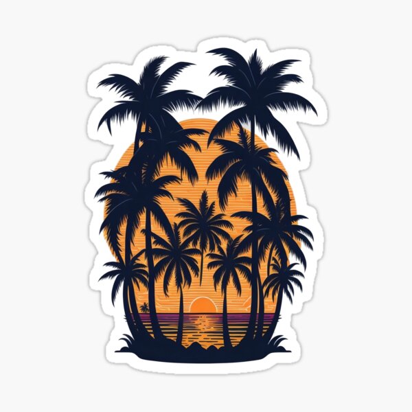 "Sunset beautiful scenario " Sticker for Sale by QuickArtAnurag | Redbubble