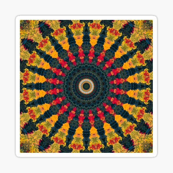 "Kaleidoscope "Sarah"" Sticker by SchokoGoth | Redbubble
