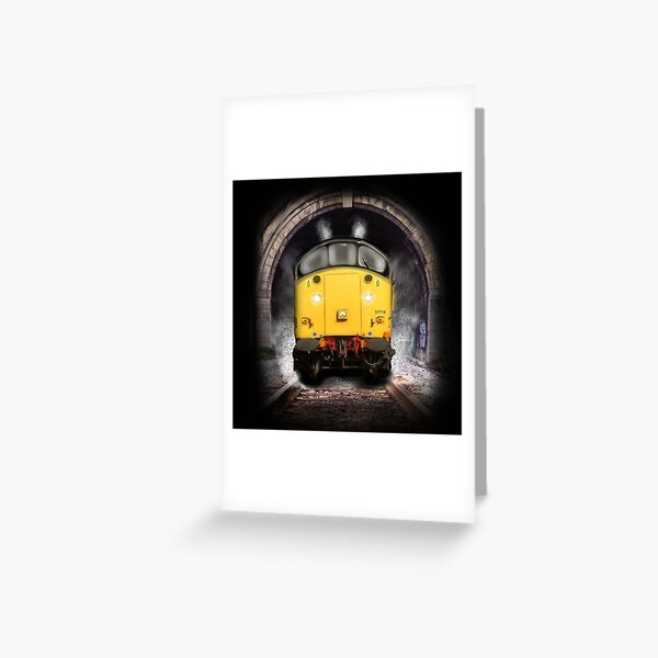 "British Rail Class 37 Loco design by MotorManiac" Greeting Card for ...