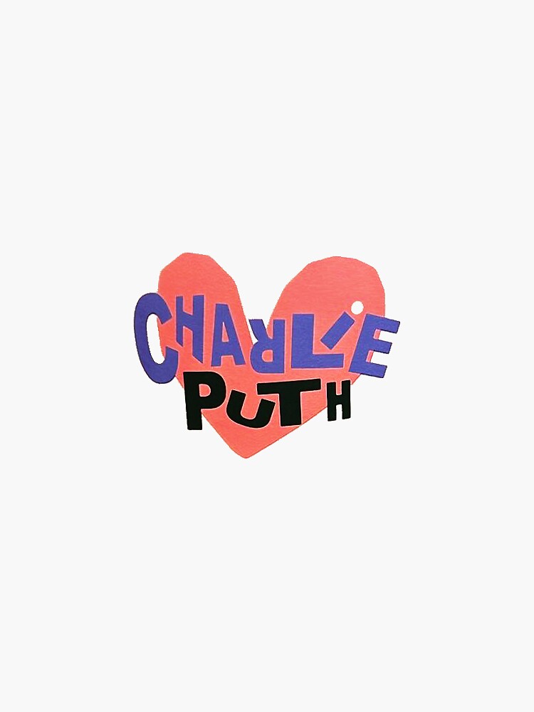 "Charlie Puth" Sticker for Sale by heavenawayfrom | Redbubble