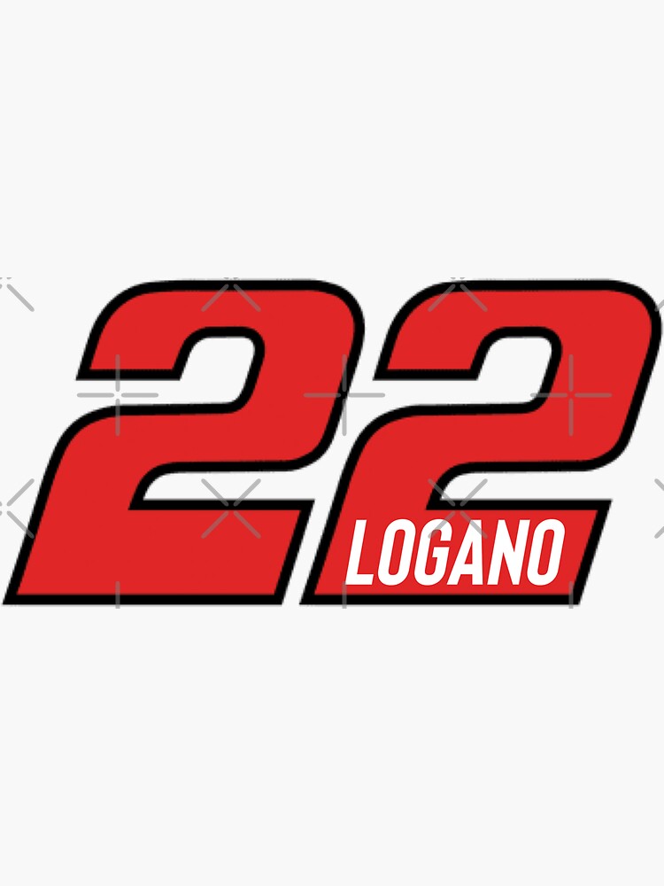 "Joey Logano 22" Sticker for Sale by Foofighter01 | Redbubble