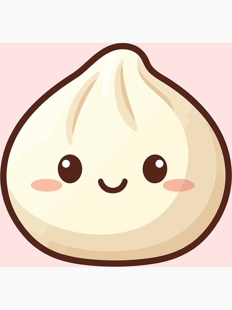 "Cute Dumpling" Poster for Sale by PopDonkey | Redbubble