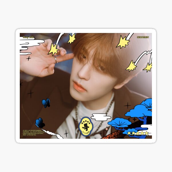"STRAY KIDS SEUNGMIN" Sticker for Sale by Darling Creations | Redbubble