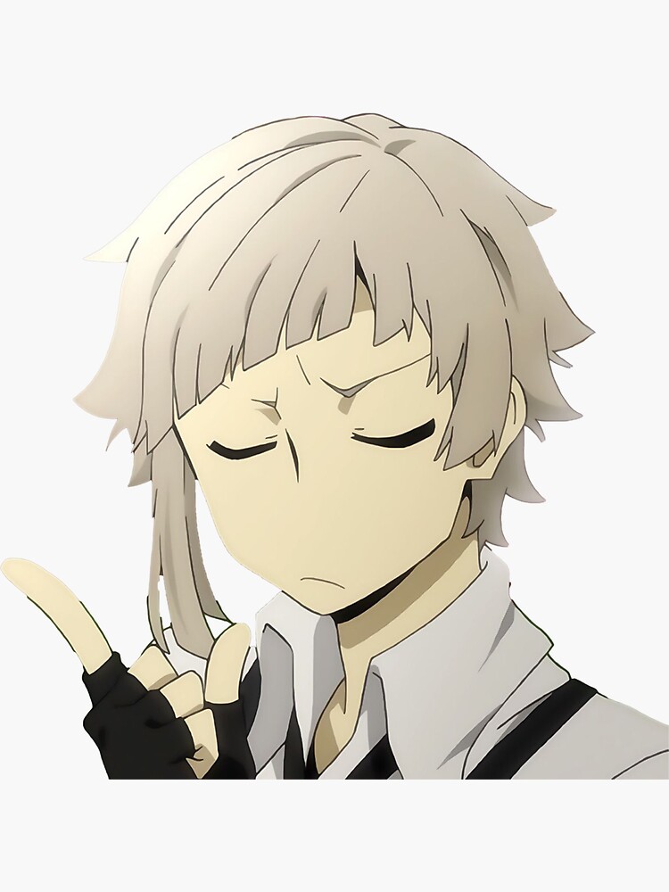 "Bungou Stray Dogs Atsushi Nakajima" Sticker for Sale by Ginpachistore ...