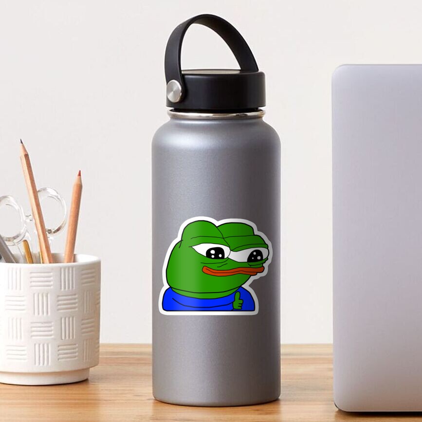 "Apu Thumbs Up Pepe" Sticker for Sale by Slav-Art | Redbubble
