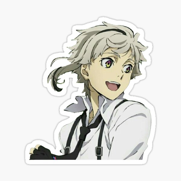 "Bungou Stray Dogs Atsushi Nakajima" Sticker for Sale by Ginpachistore ...