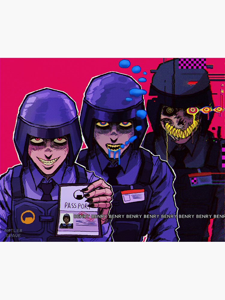 "BENREY" Sticker for Sale by AntlerGrave | Redbubble