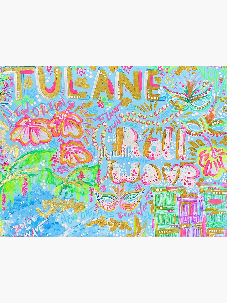 "Tulane Collage" Art Print for Sale by lilywiik | Redbubble