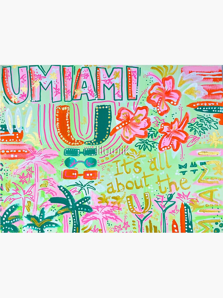 "Miami Collage" Sticker for Sale by lilywiik | Redbubble