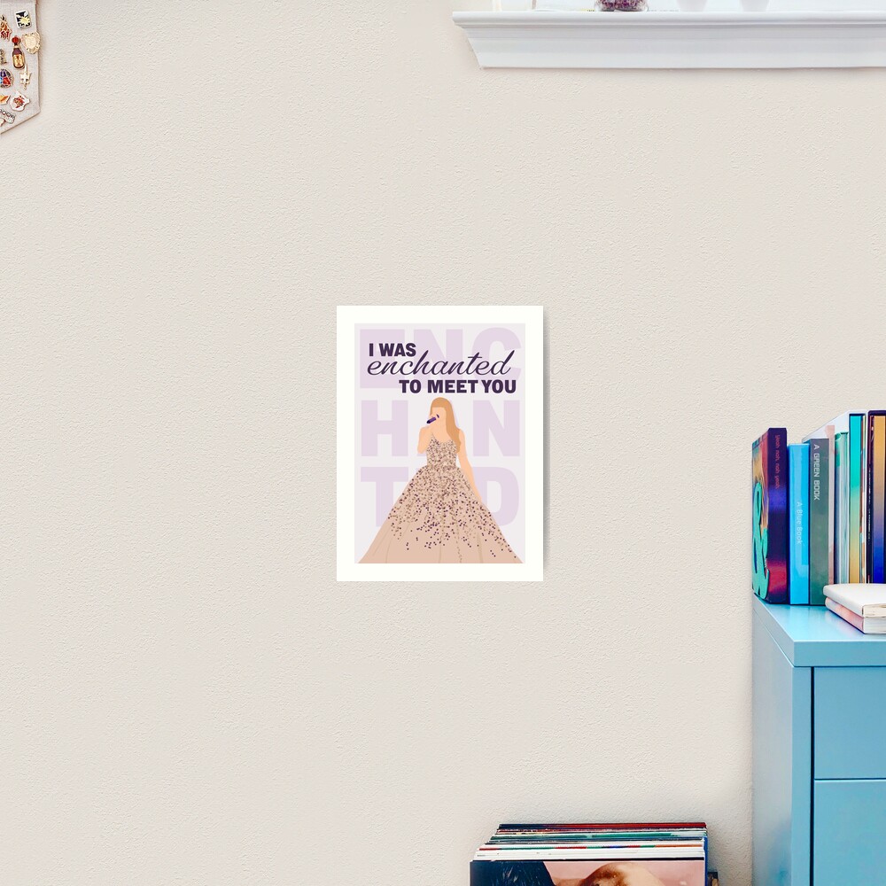 "Enchanted - Taylor Swift" Poster for Sale by shufflebysteph | Redbubble