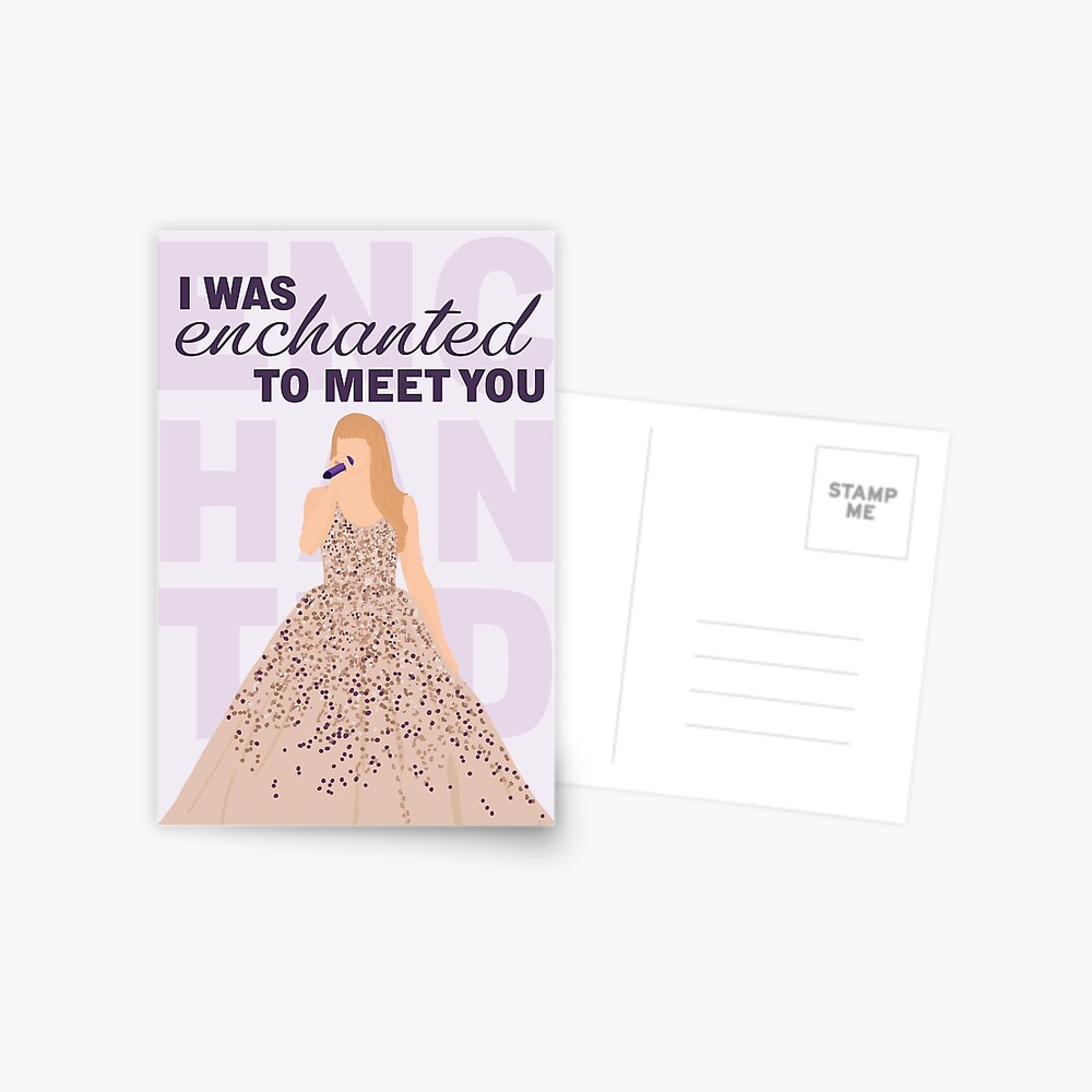 "Enchanted - Taylor Swift" Poster for Sale by shufflebysteph | Redbubble