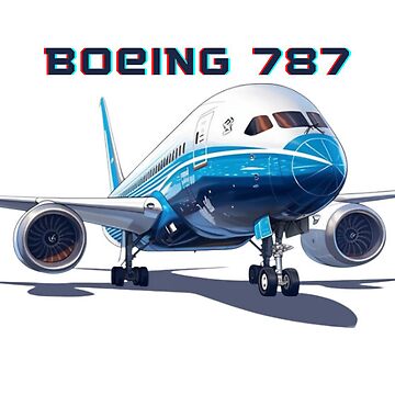 "Boeing 787" Sticker for Sale by ReemMur88 | Redbubble